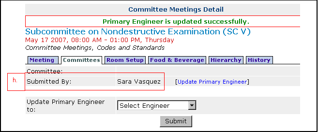 Staff Meeting Reassignment