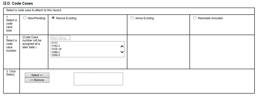 Appendix: Examples of Records
