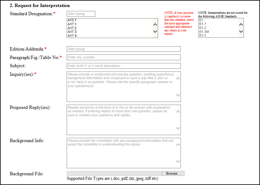 Appendix: Examples of Records