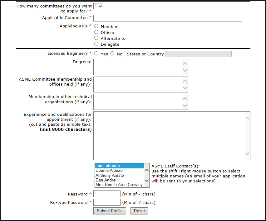 Appendix: Examples of Records